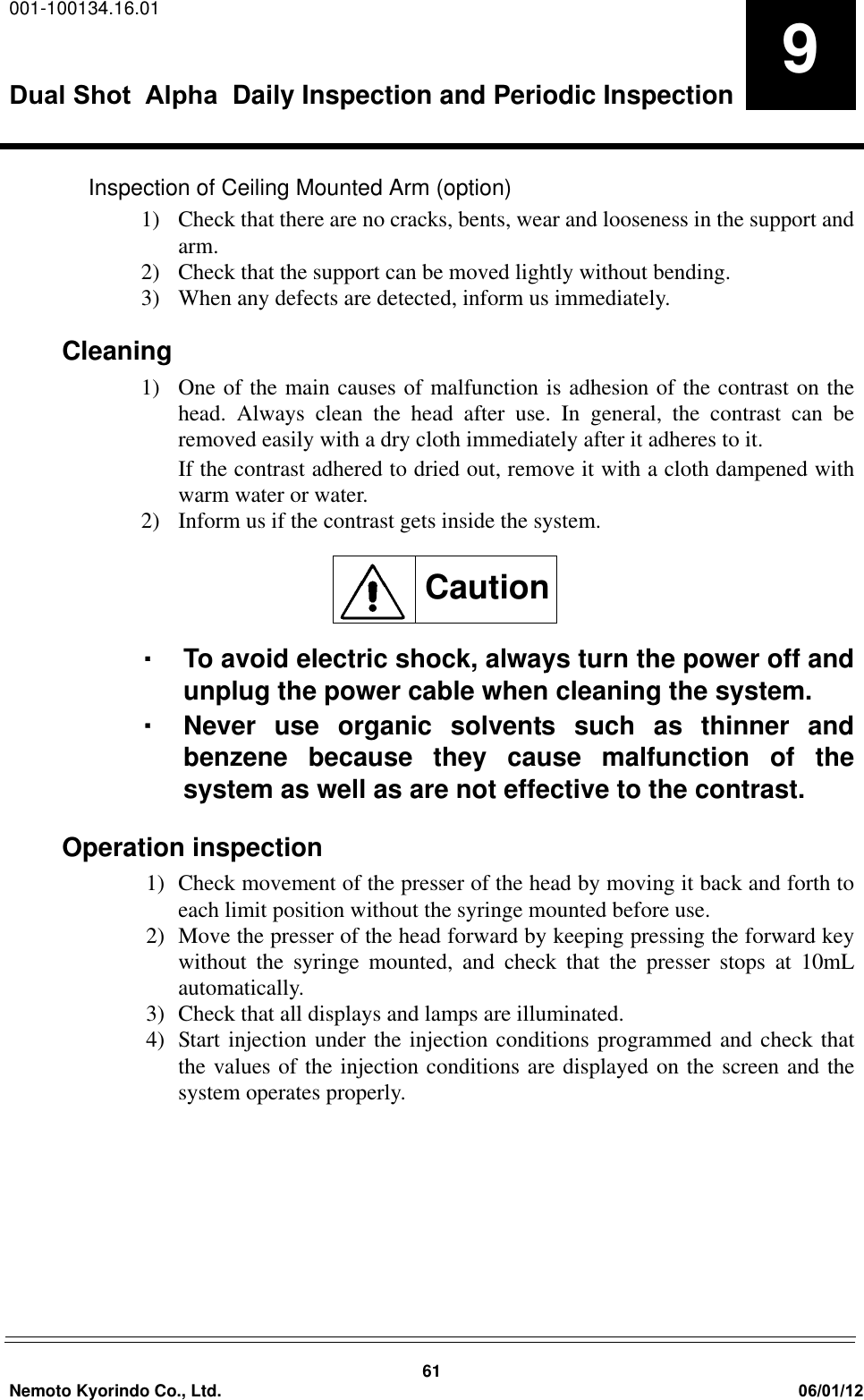 NEMOTO KYORINDO 0001 Dual Shot Alpha User Manual