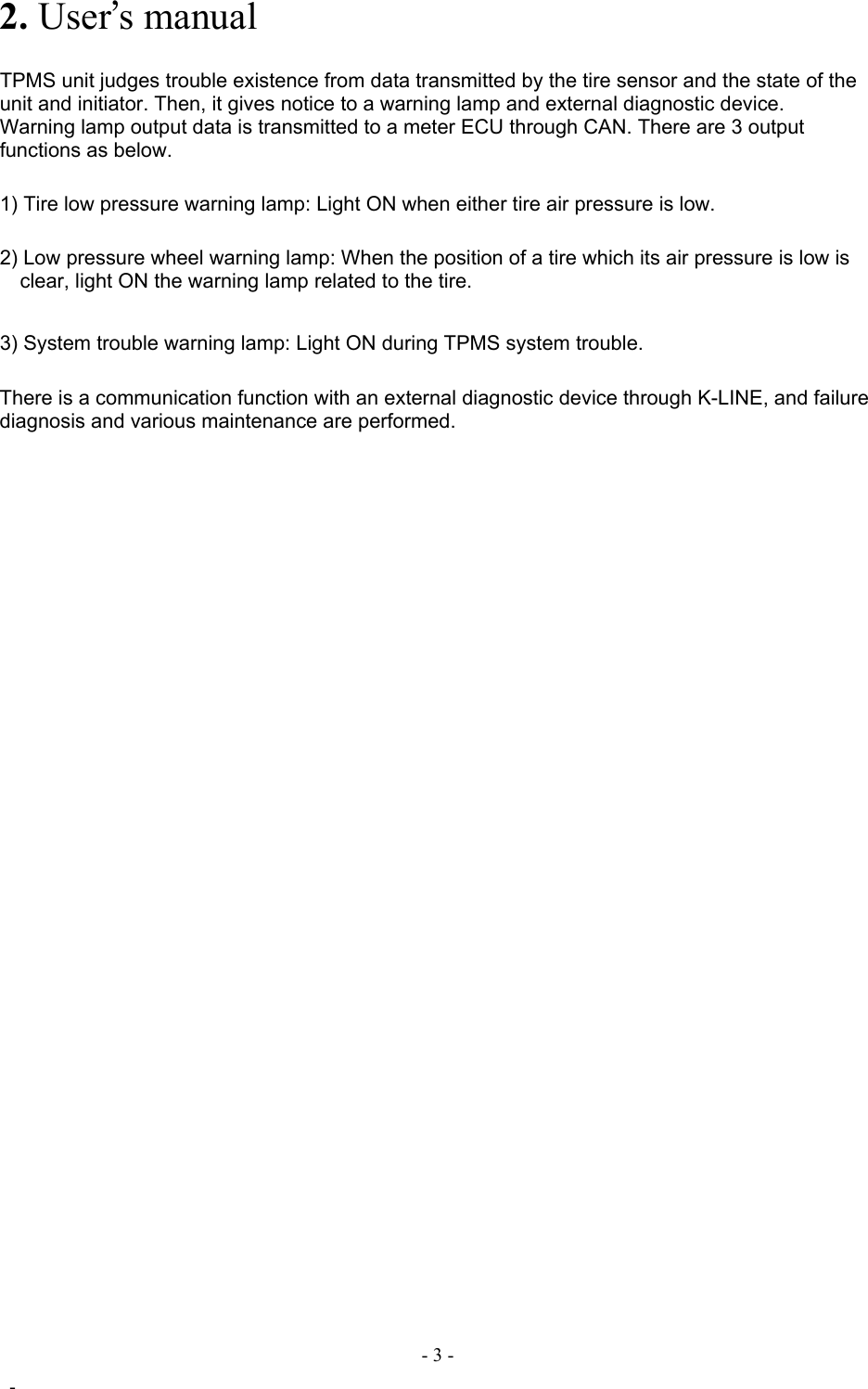 NIDEC MOBILITY G8D-366H Low Power Transmitter User Manual 1