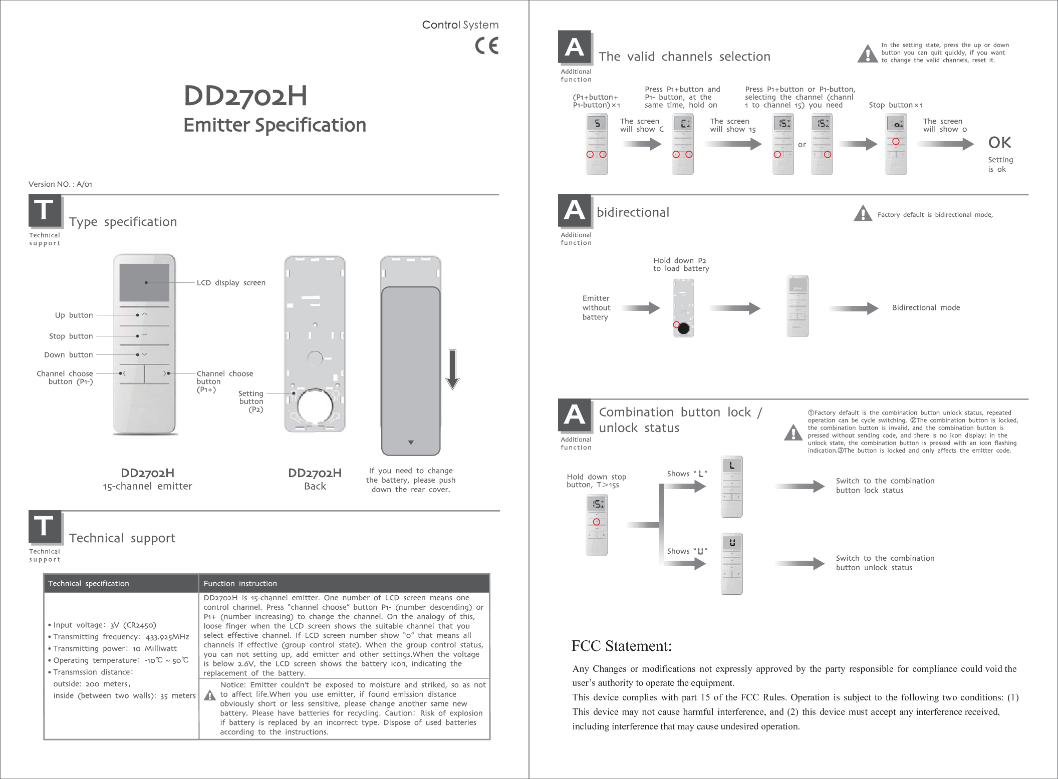NINGBO DOOYA MECHANIC and ELECTRONIC TECHNOLOGY 2702A00 Fifteen-channel ...