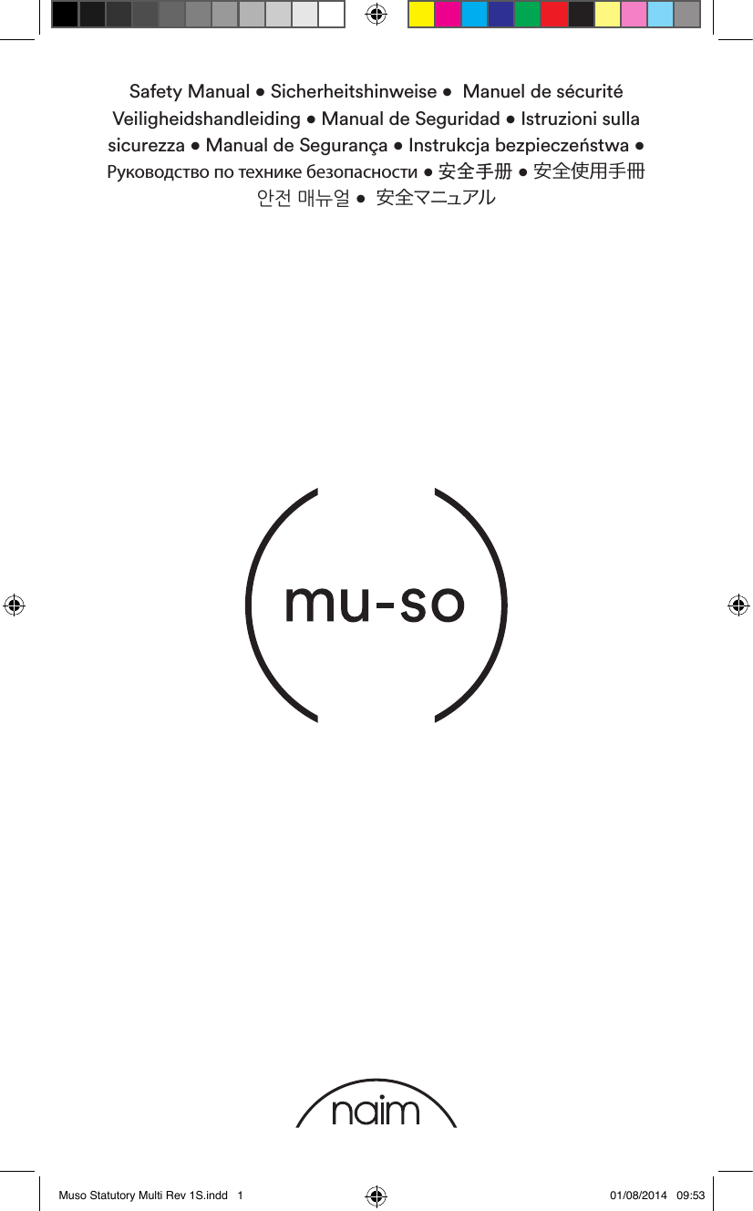 Naim Audio MUSO Wireless Music System User Manual I