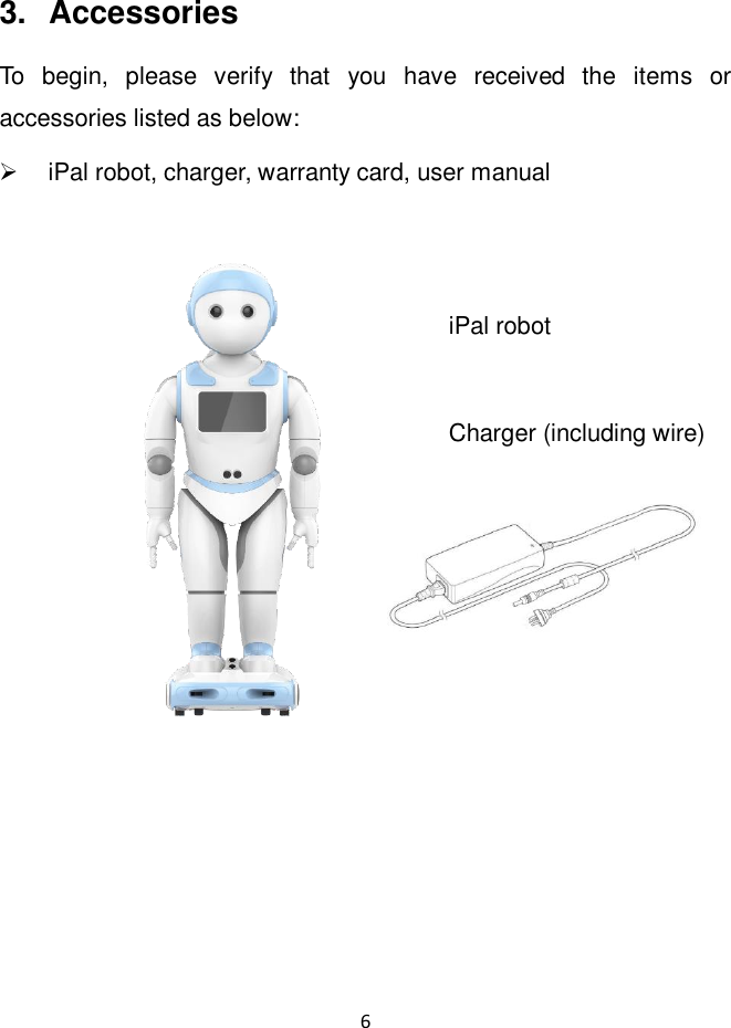 Nanjing AvatarMind Robot Technology IPAL iPal User Manual