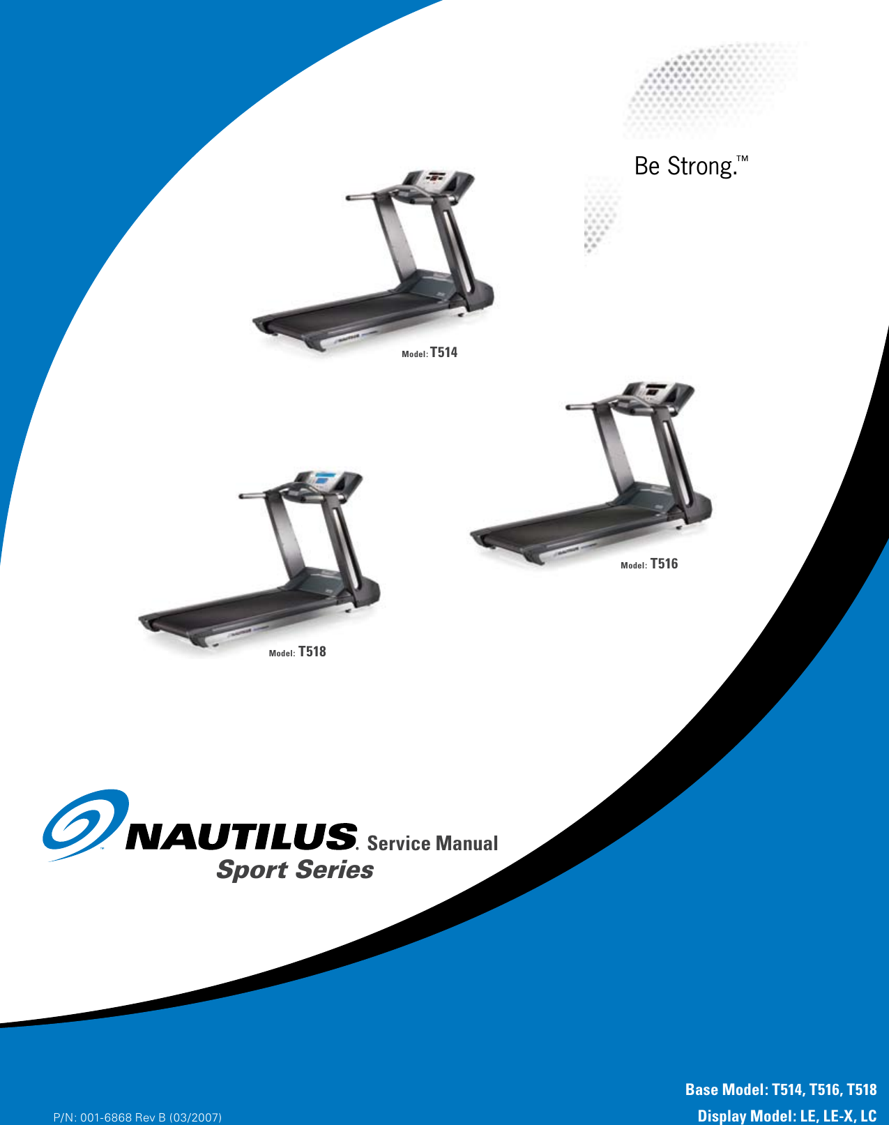 Nautilus Treadmill Lc Users Manual