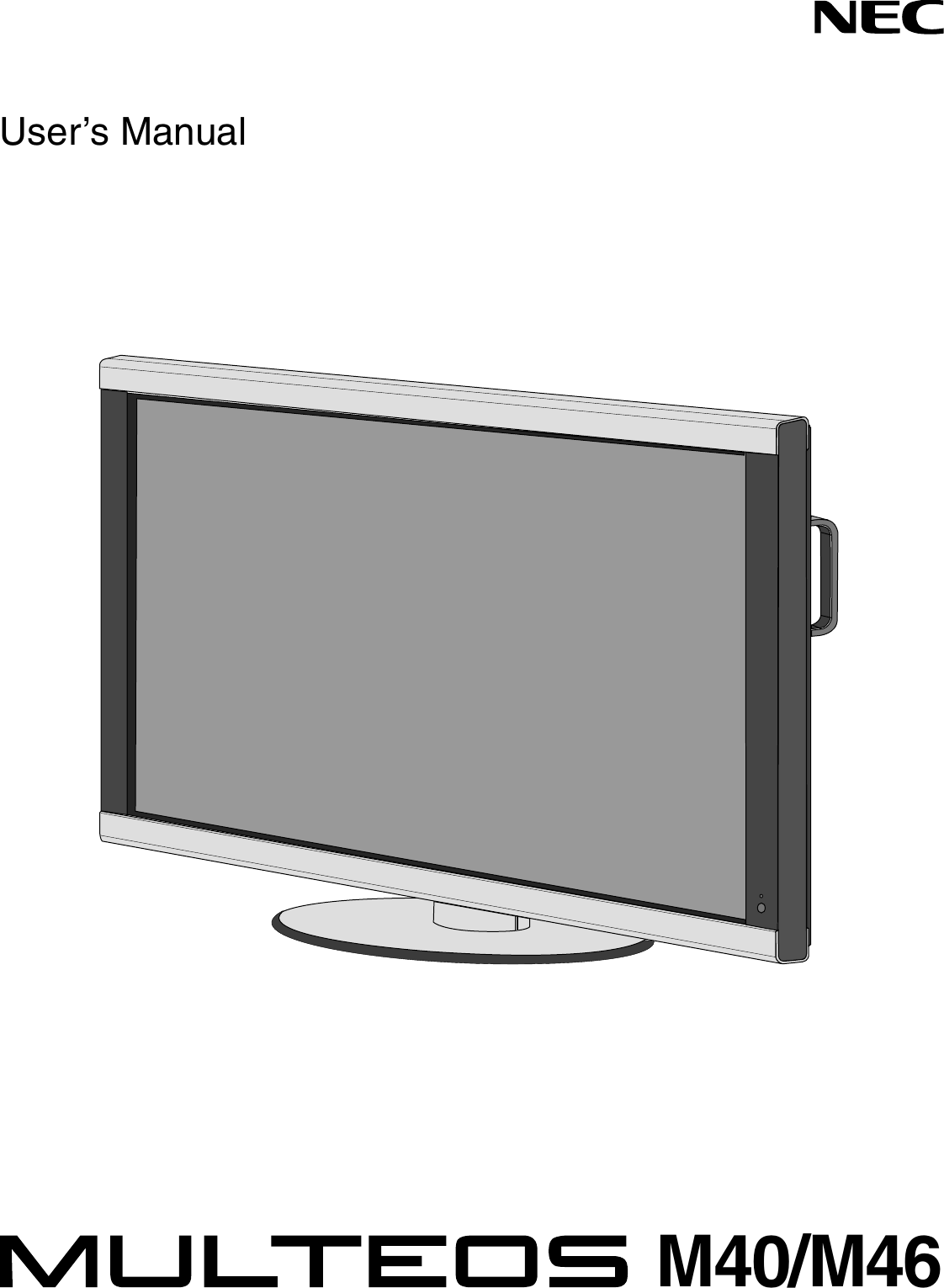 Nec M40 Users Manual