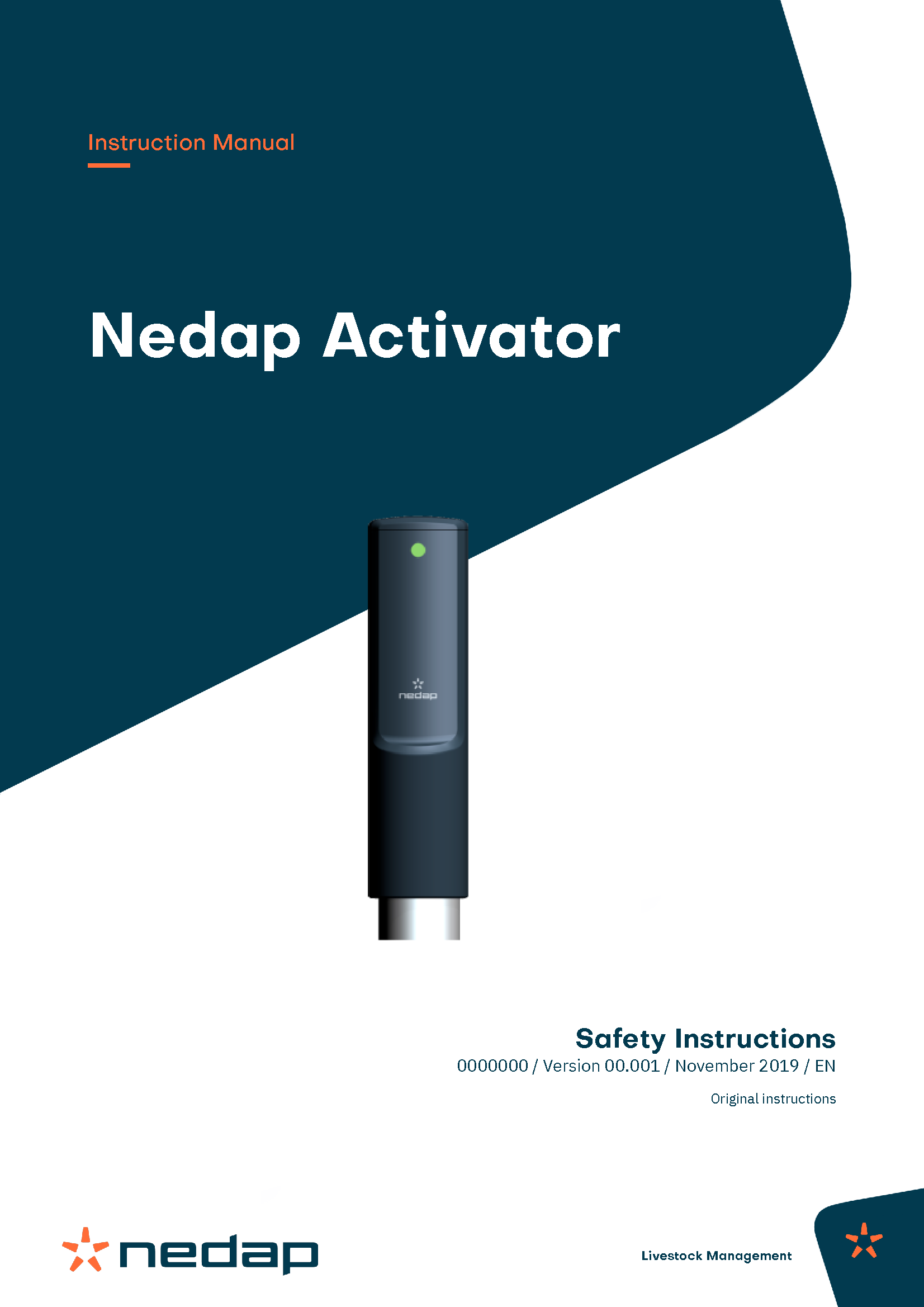 Nedap N V VP4011 VP4011 User Manual Nedap Activator