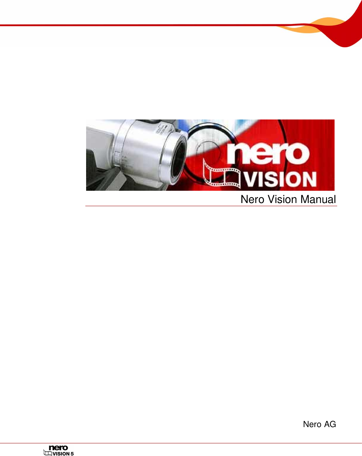 Nero Vision 5 Instruction Manual Eng