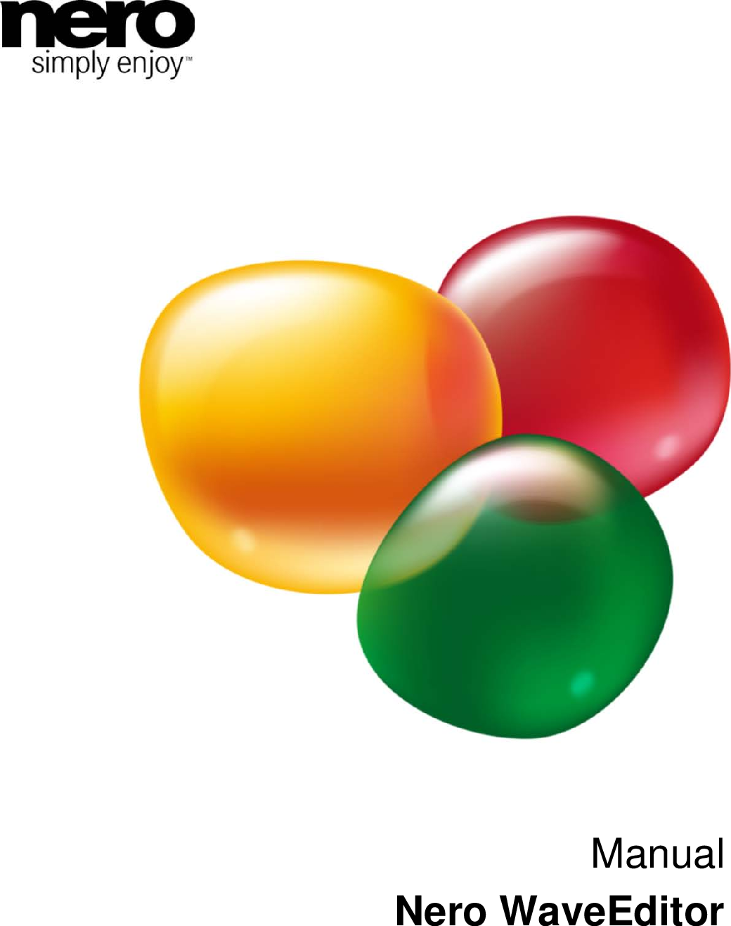 Nero WaveEditor Wave Editor Instruction Manual En US
