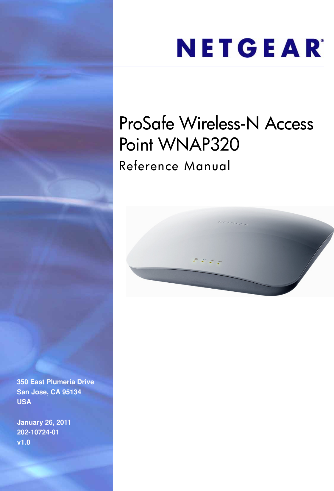 Netgear Wnap320 Quick Reference Guide ProSafe Wireless N Access Point ...