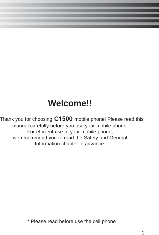 NewGen Telecom NGTC1500 Dual-Band GSM 900/1900 MHz Mobile Phone User ...