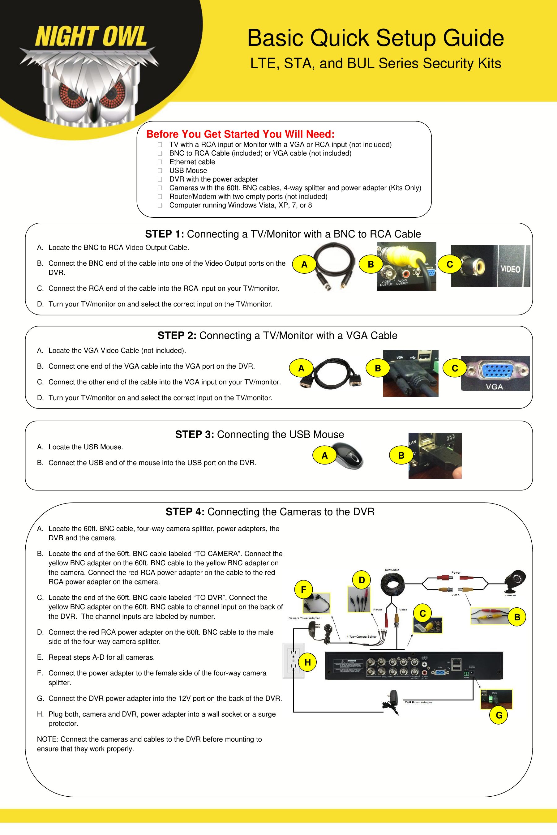 Night Owl Optics Bul Users Manual