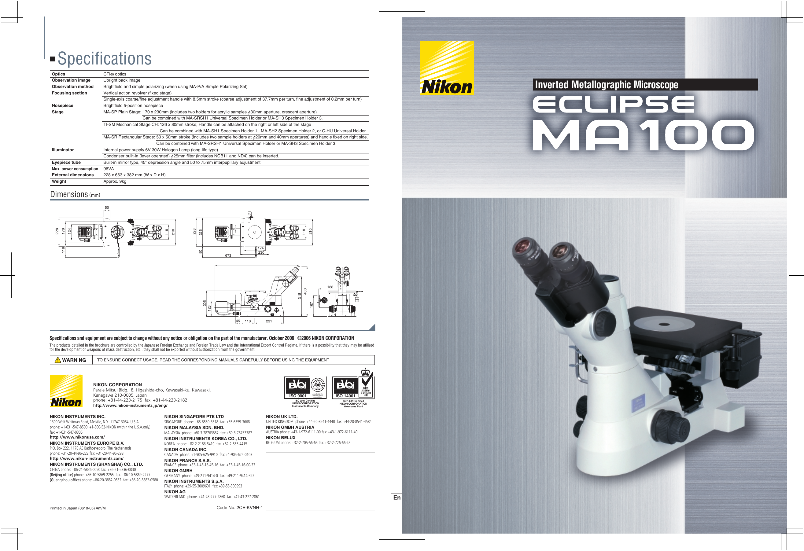 Nikon If Not Then MA100