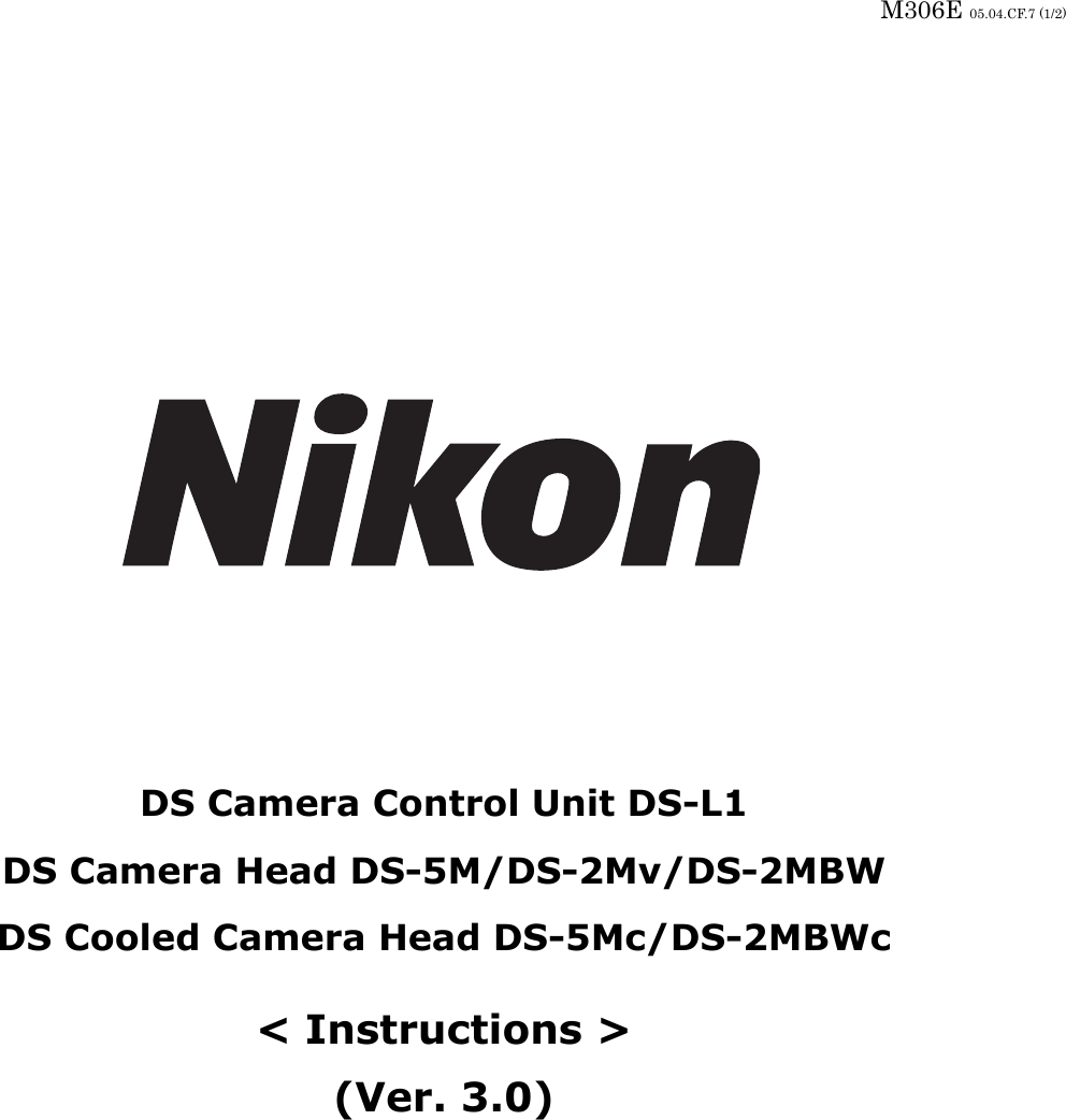 Nikon Ds 2Mbwc Users Manual