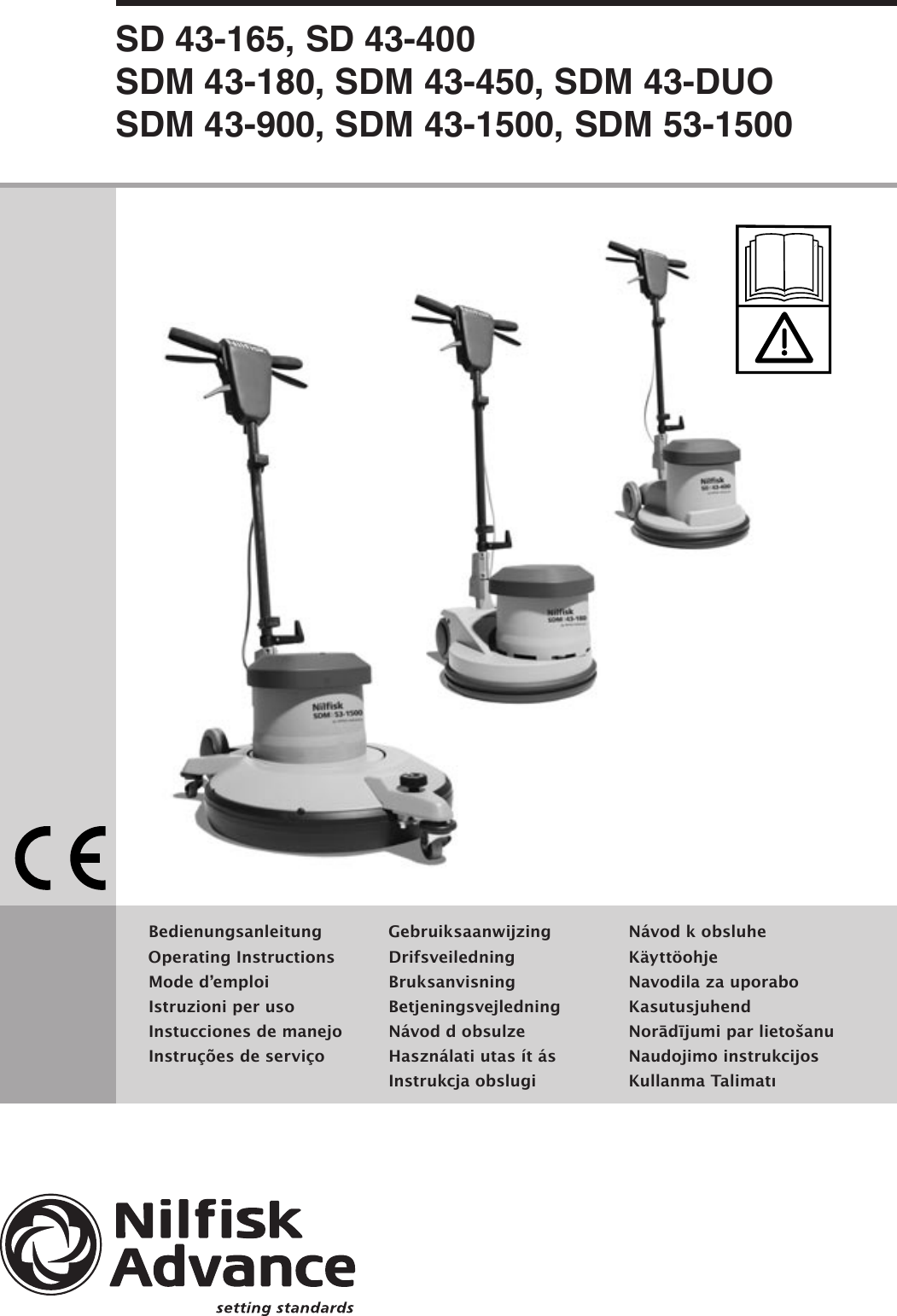 Nilfisk Advance America Sd 43 165 Users Manual ITV1000 30 09 05