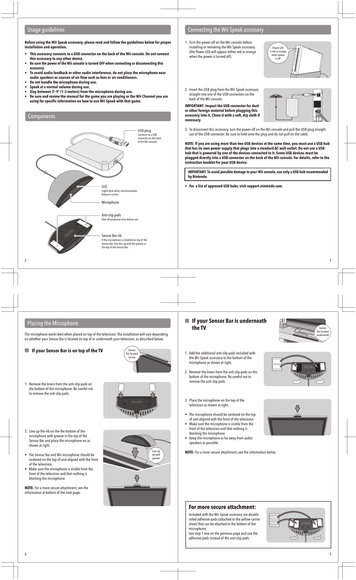 Nintendo Wii Speak User Guide WiiZ00_03