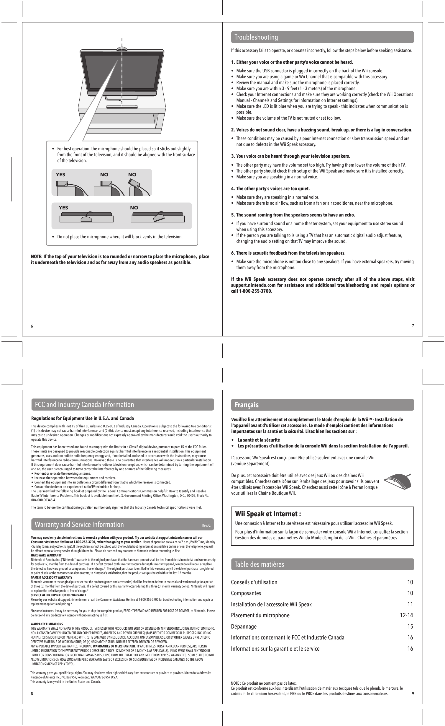 Nintendo Wii Speak User Guide WiiZ00_03