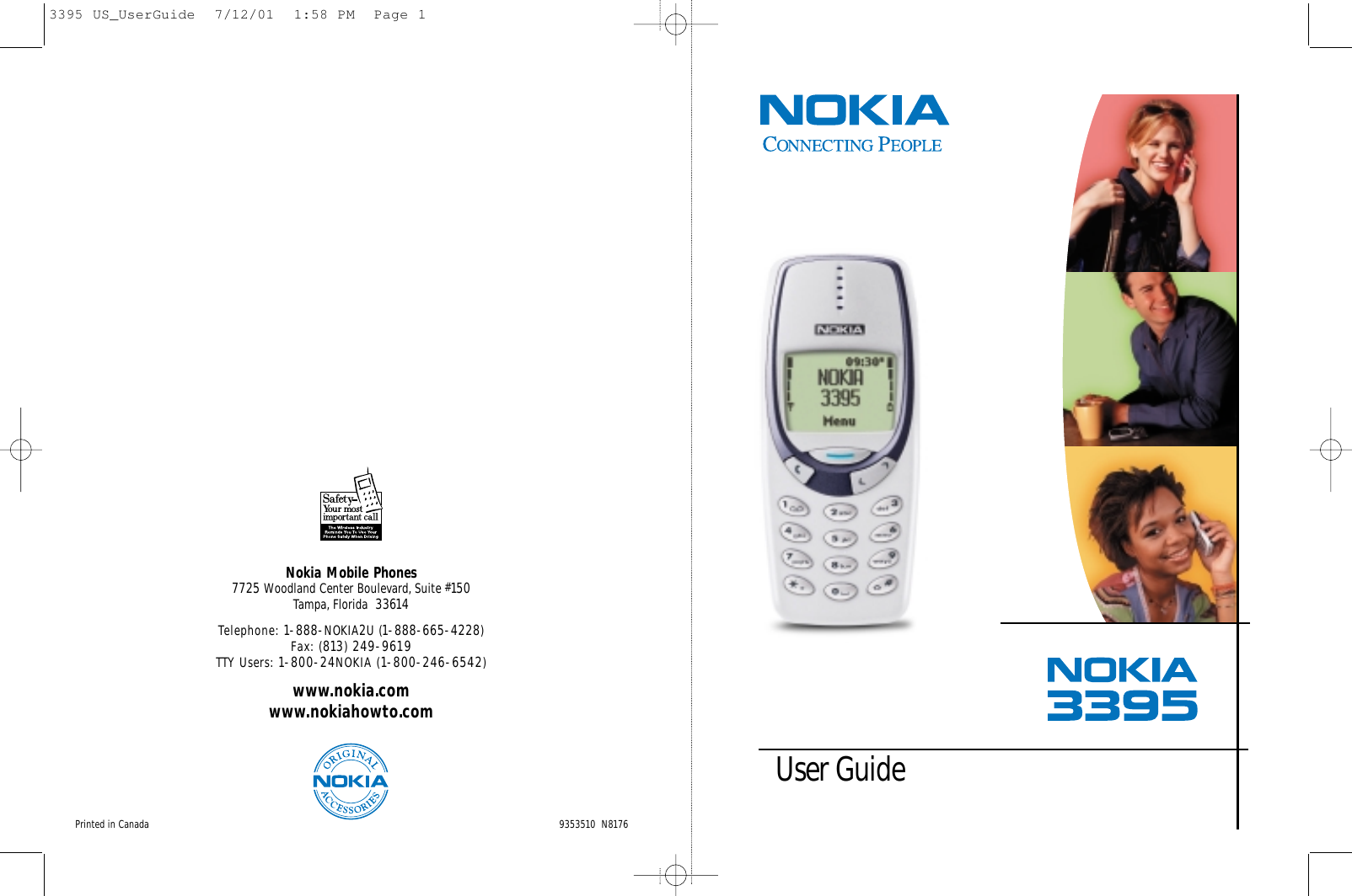 Nokia 3395 Users Manual