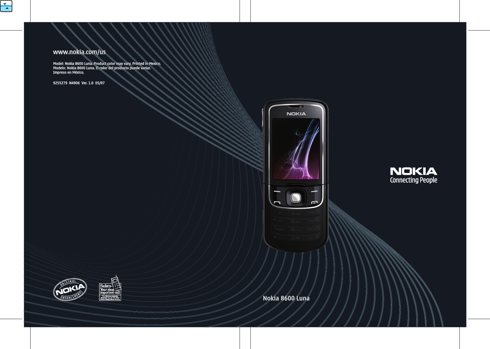 Nokia 8600 Luna User Guide 8600.EN_ESv1_BIL_9255279