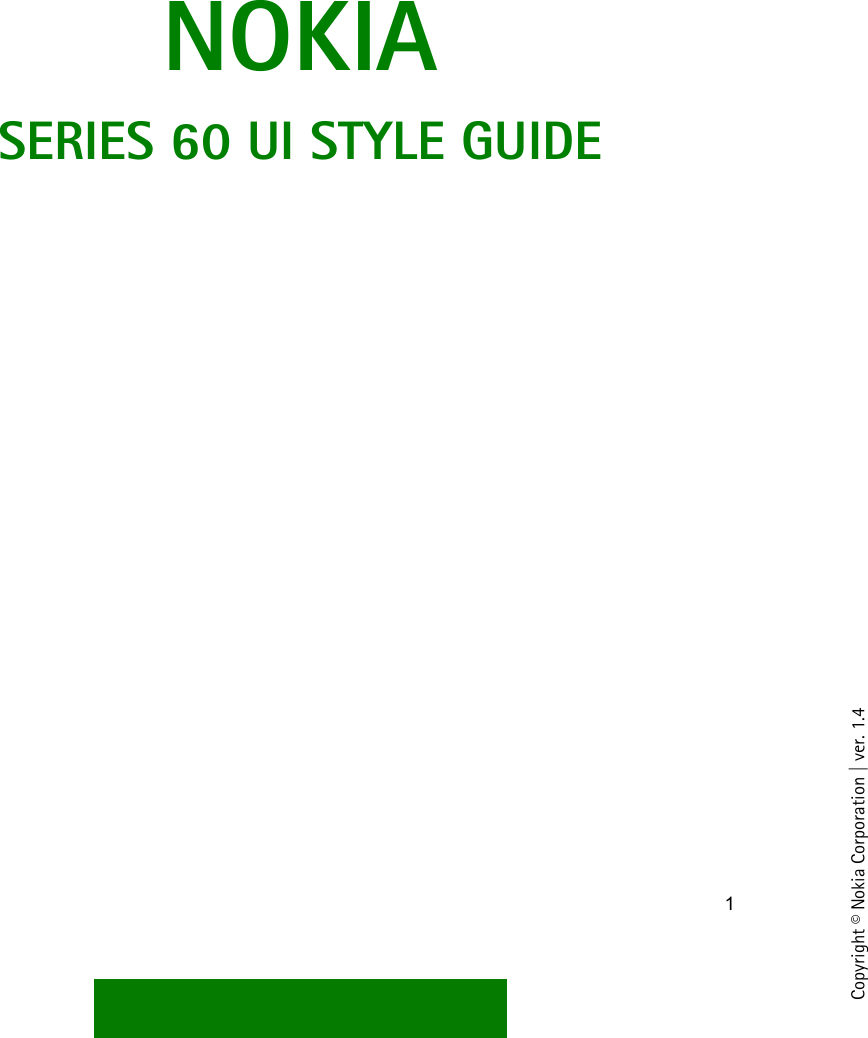 Nokia Series 60 Users Manual PRODUCT NAME (E