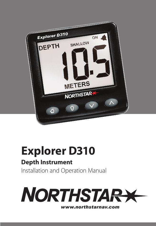 Northstar Navigation Depth Instrument Explorer D310 Users Manual