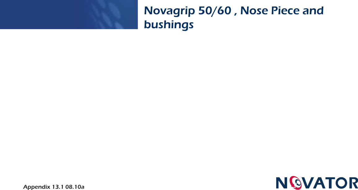 Novator PMXNGY PM40/60 Orbital Drilling Unit User Manual users manual ...