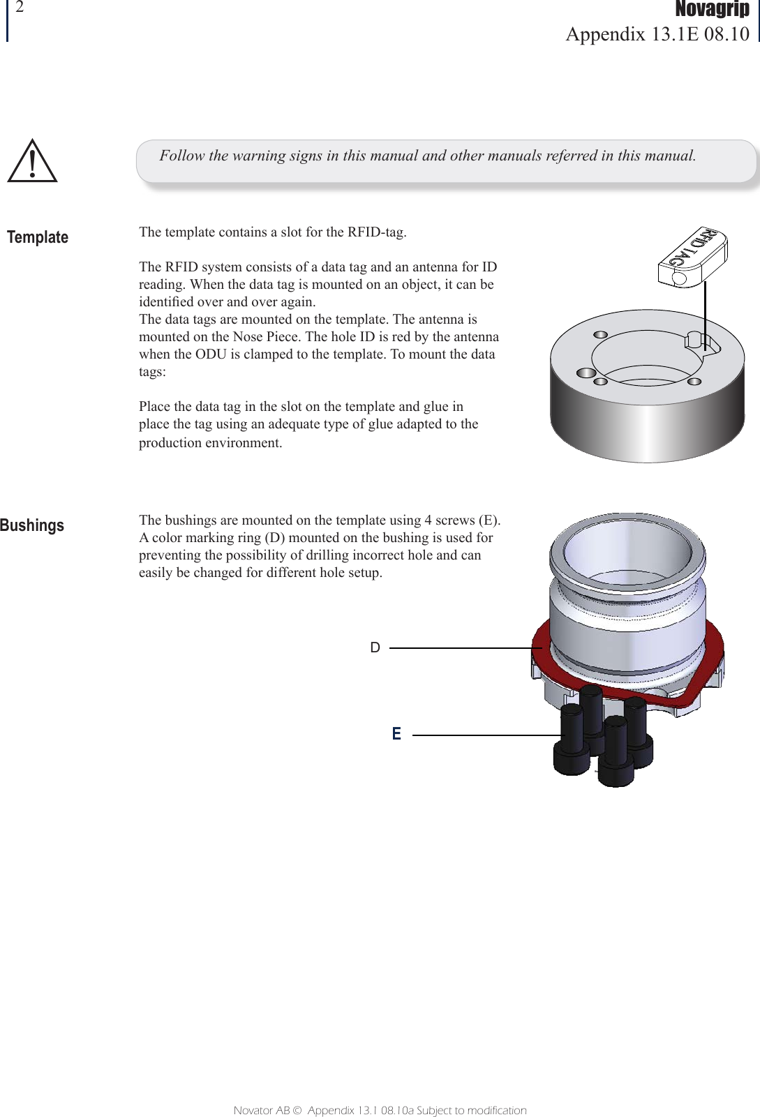 Novator PMXNGY PM40/60 Orbital Drilling Unit User Manual users manual ...