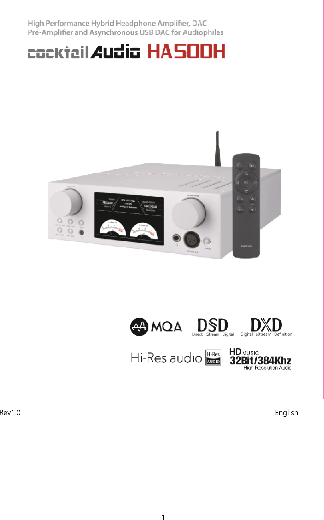 Novatron HA500H Hybrid Headphone AMP & DAC Discussion and FAQ