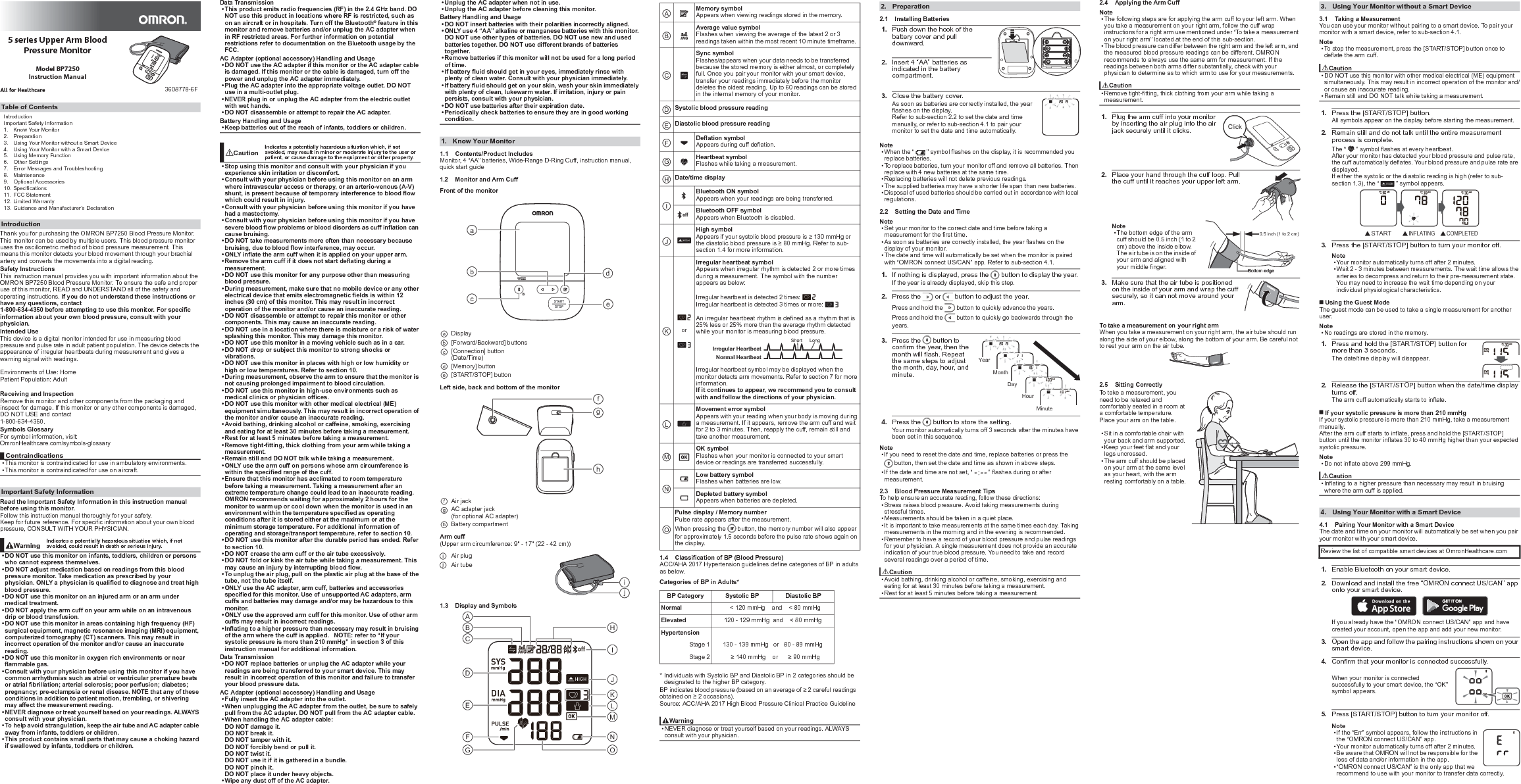 OMRON HEALTHCARE HEM7150T Blood Pressure Monitor User Manual 190220 HEM omron-healthcare-hem7150t-blood-pressure-monitor-user-manual-190220-hem