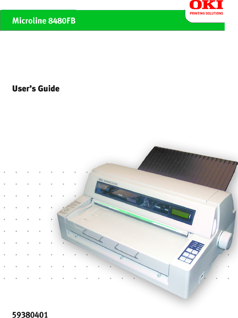 Oki Microline 8480Fb Users Manual ML8480FB UG AE 59380401 Rev 1_1