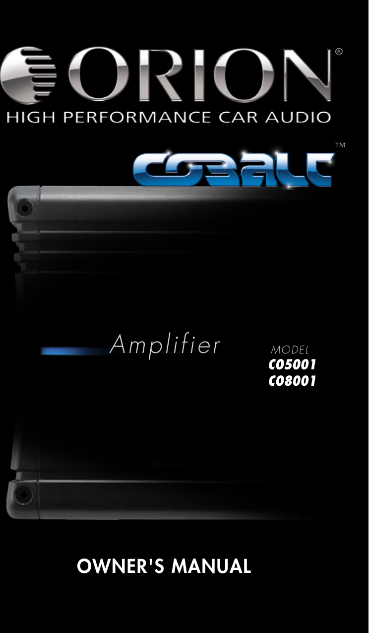 Orion C05001 Users Manual GC05001_2008 10ML