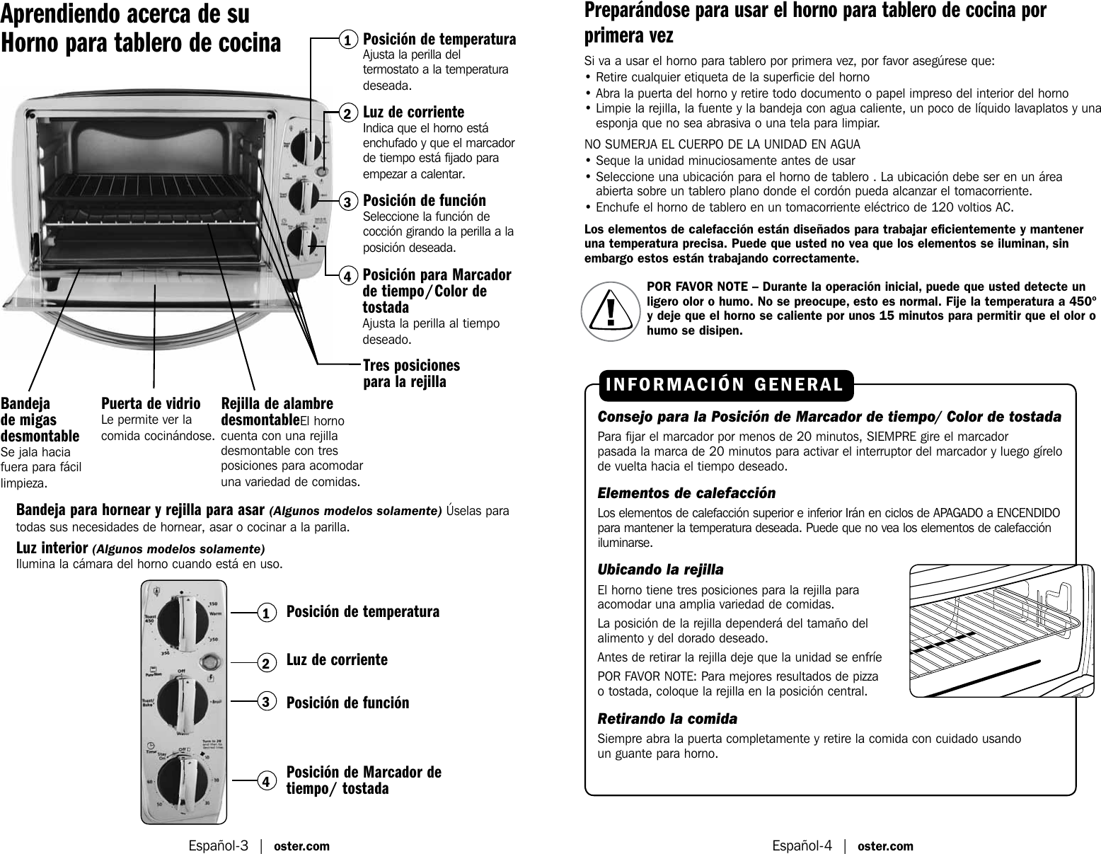 Oster Tssttv0000 Stainless Steel 6 Slice Toaster Oven Instruction Manual Oster Tssttv0000 Stainless Steel 6 Slice Toaster Oven Instruction Manual