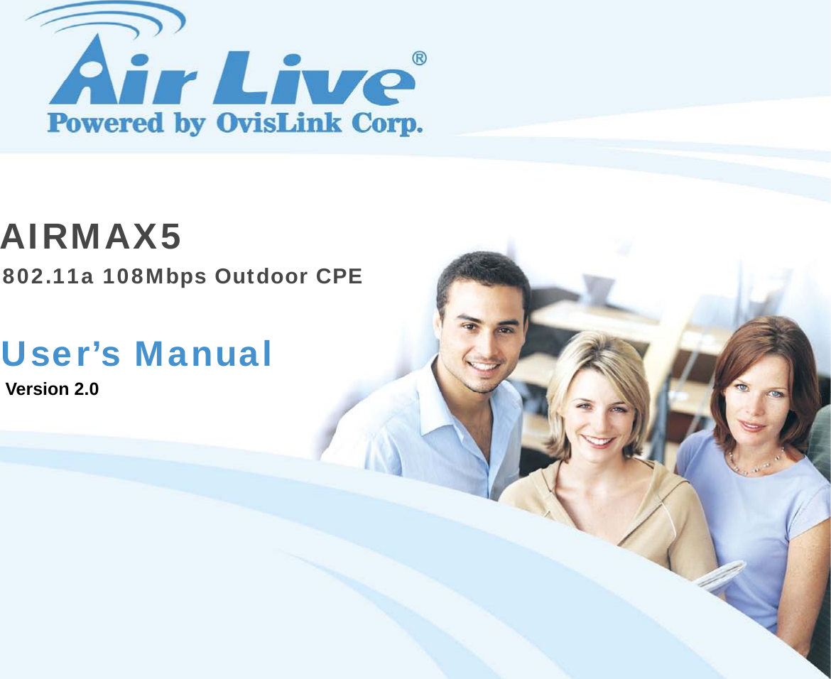 OvisLink AIRMAX5 802.11a 108Mbps Outdoor Wireless CPE User Manual ...