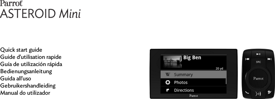 PARROT XANTHI6 Navigation System User Manual ation MKi 2