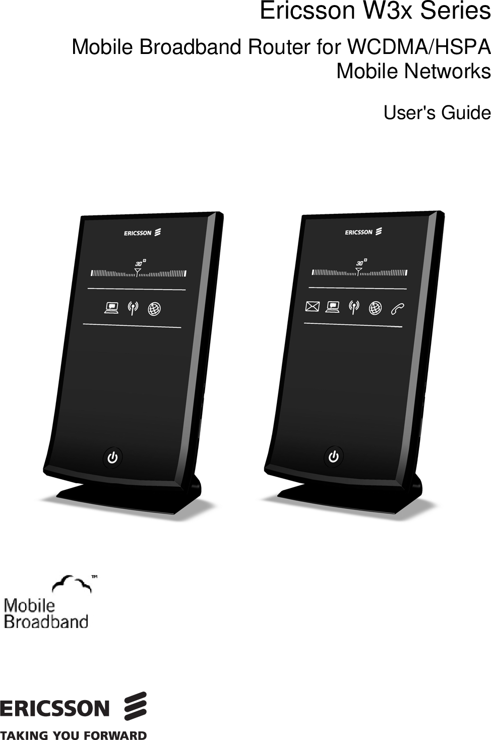 User Guide Ericsson w35 turbo hub