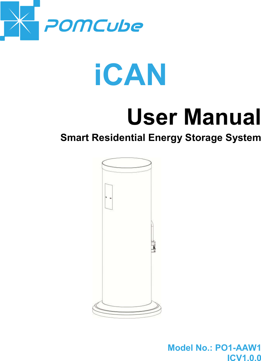 POMCUBE PO1AAW1 iCAN User Manual rev1