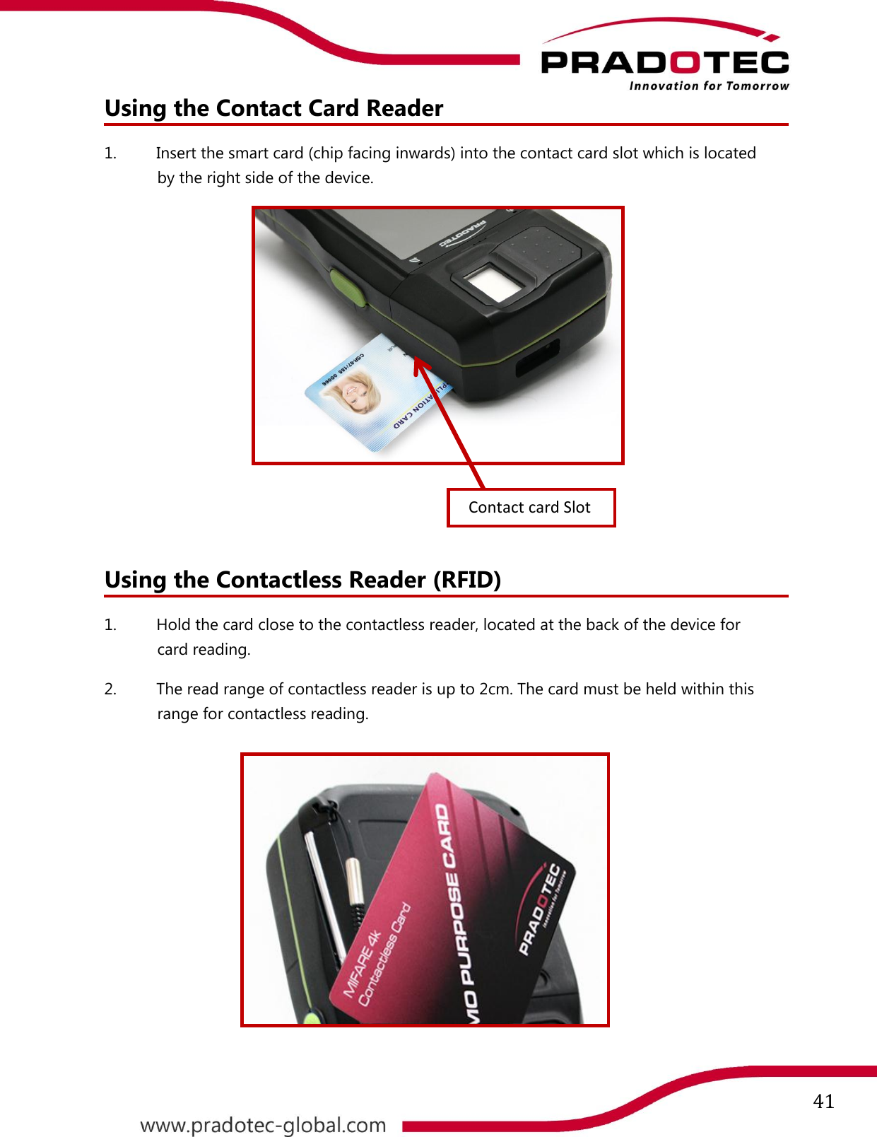 PRADOTEC SDH BHD HRT500I Handheld Rugged Terminal User Manual