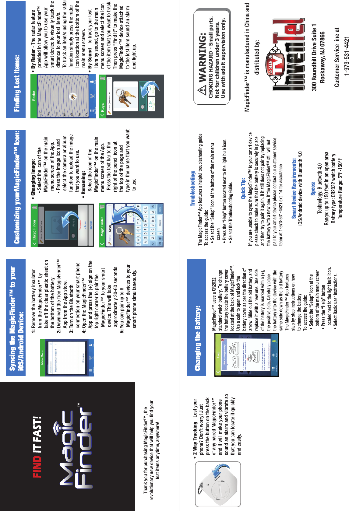 PRO TV DEVELOPMENT MF-MO Magic Finder User Manual Magic Finder MANUAL