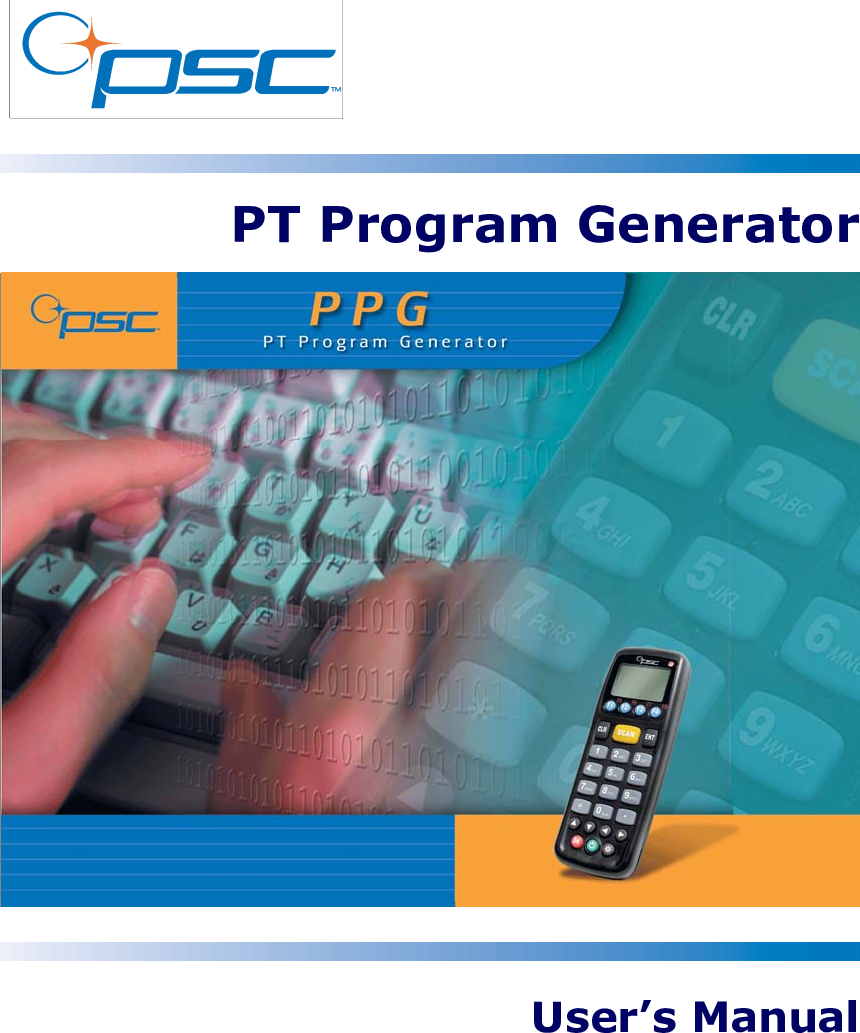 PSC PT Program Generator (PPG) User’s Manual User To The 723f66b2 b52c ...