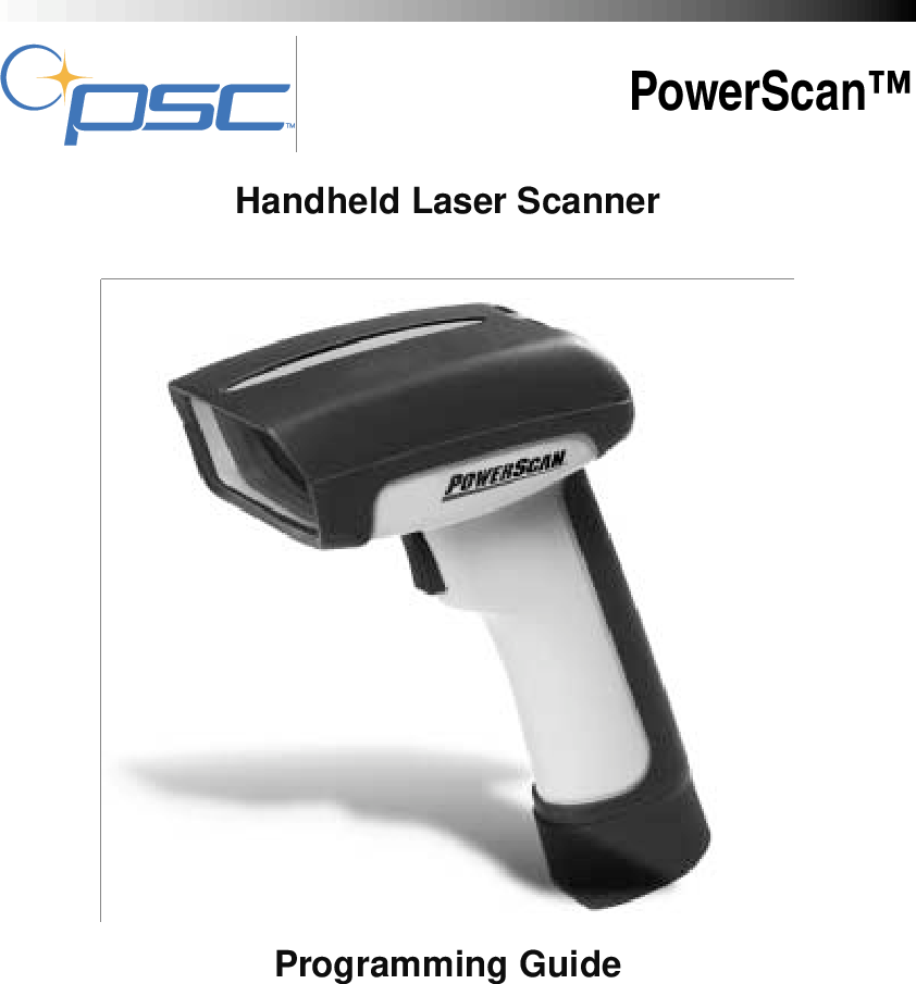 PSC PowerScan User Manual To The F48892b6 a99a 445a 9a13 c5f2e84808bf