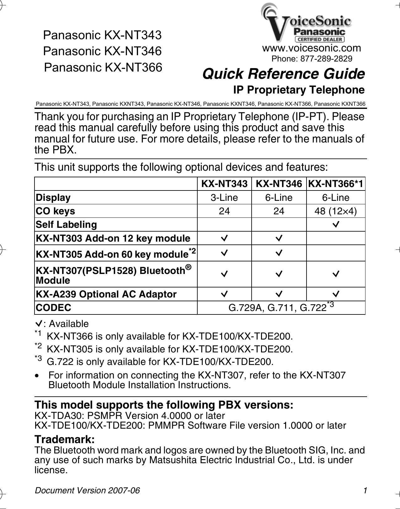Panasonic Kx Nt343 Quick Reference Guide ManualsLib Makes It Easy To Find Manuals Online!