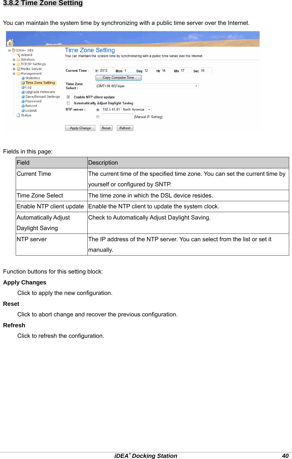 Paradigm Technology PTI-7011N iDEA+ Docking Station User Manual
