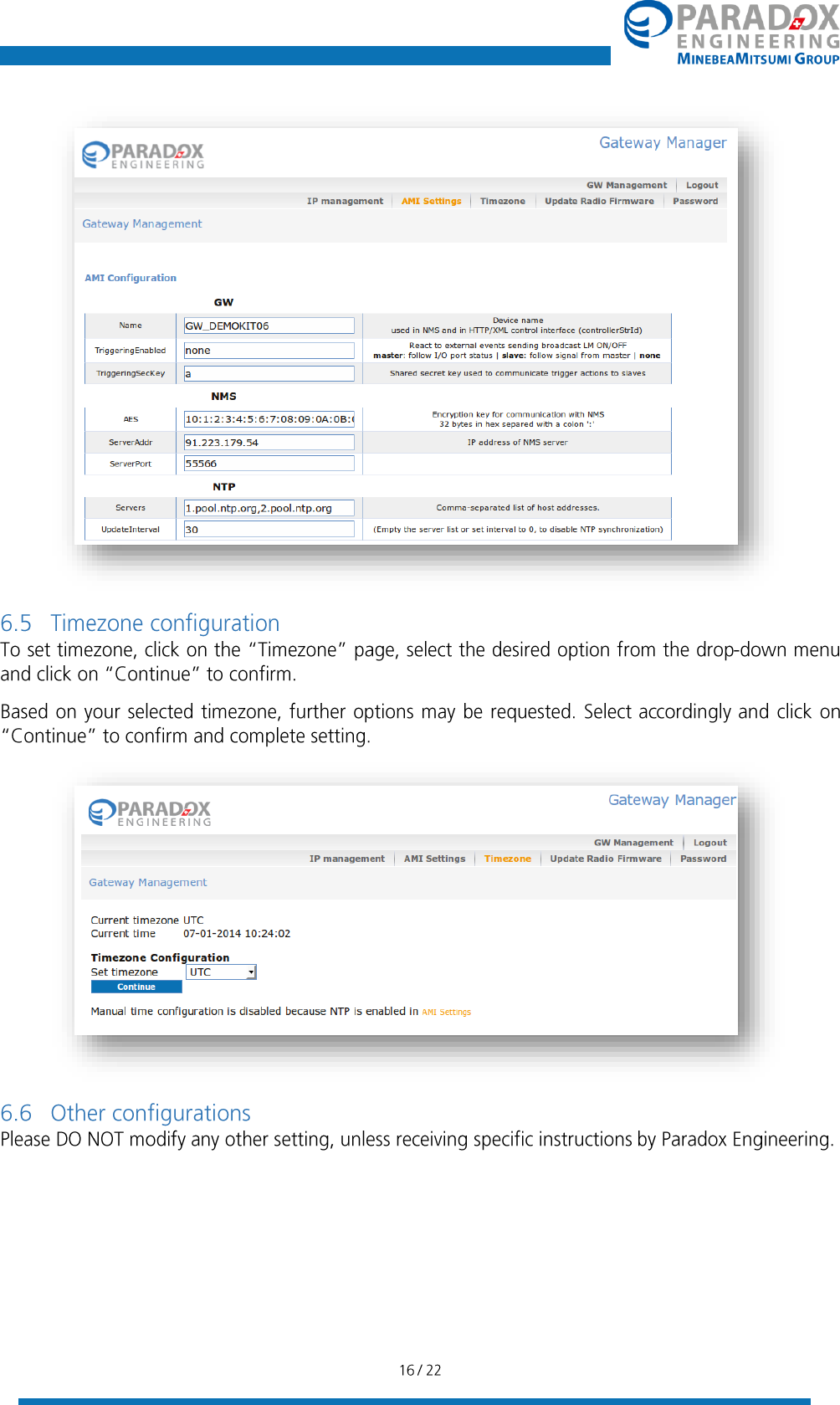 Paradox Engineering 0701142823044 PE.AMI GATEWAY User Manual