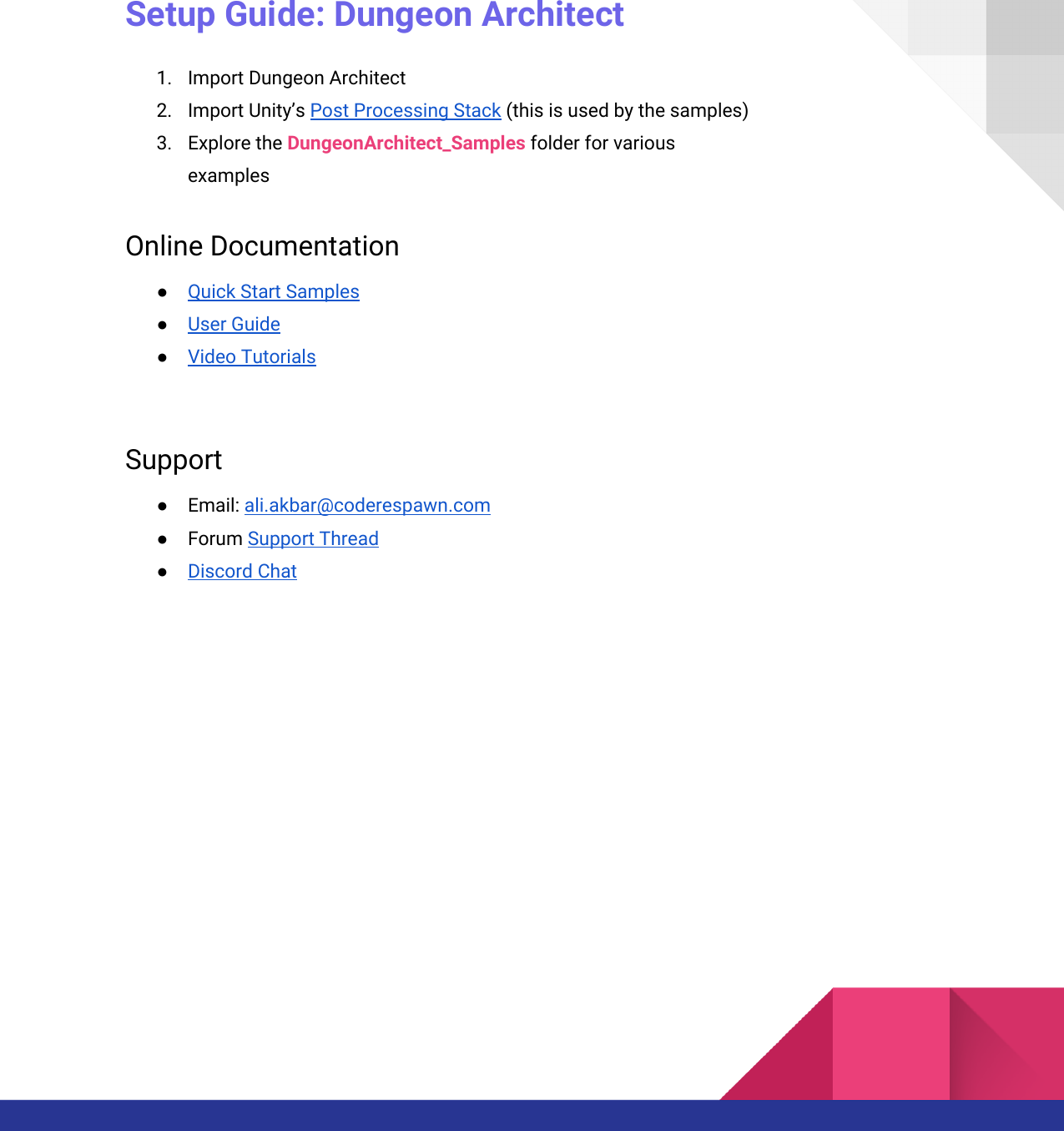 00 Setup Guide Dungeon Architect 00-setup-guide-dungeon-architect