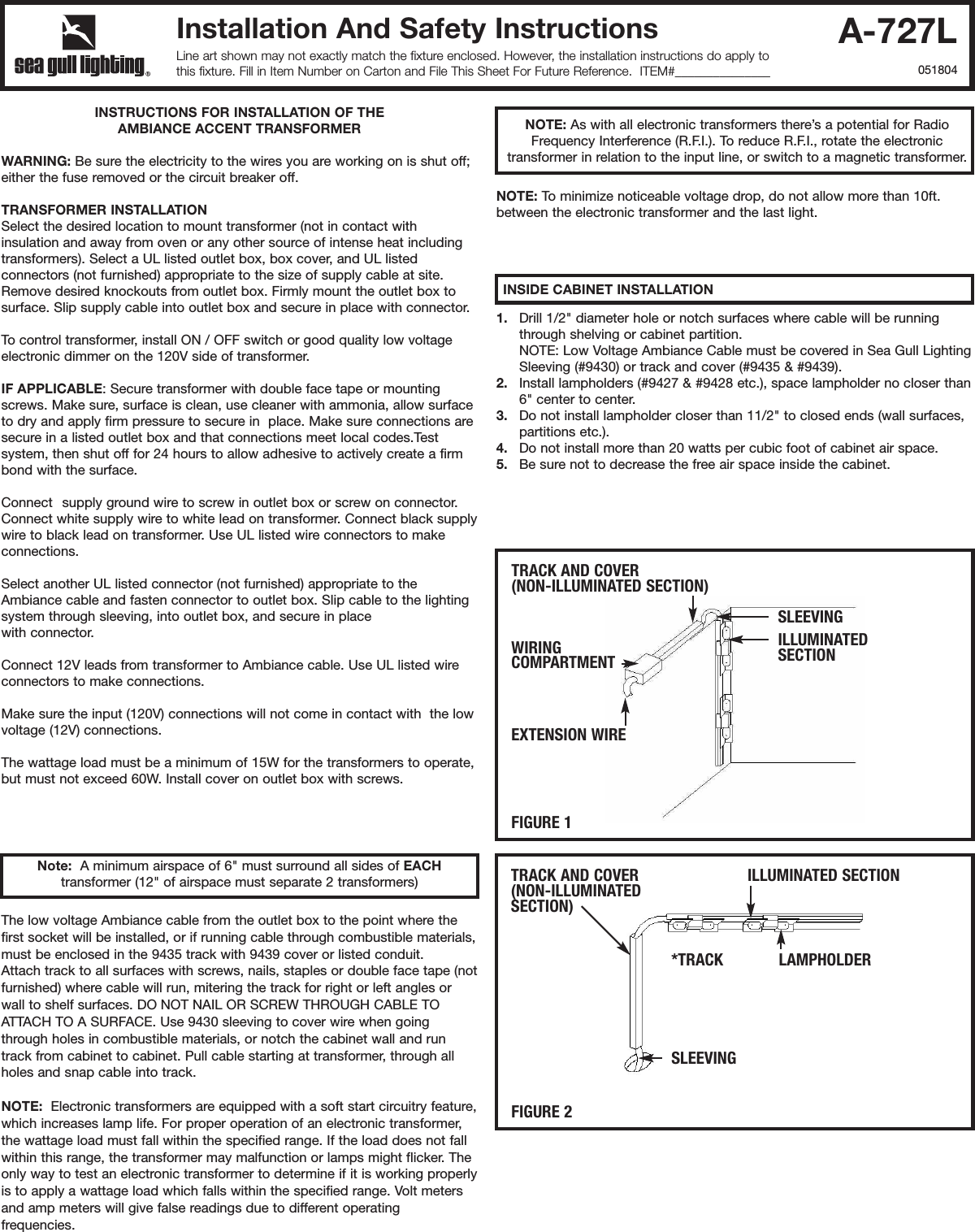 Installation Directions