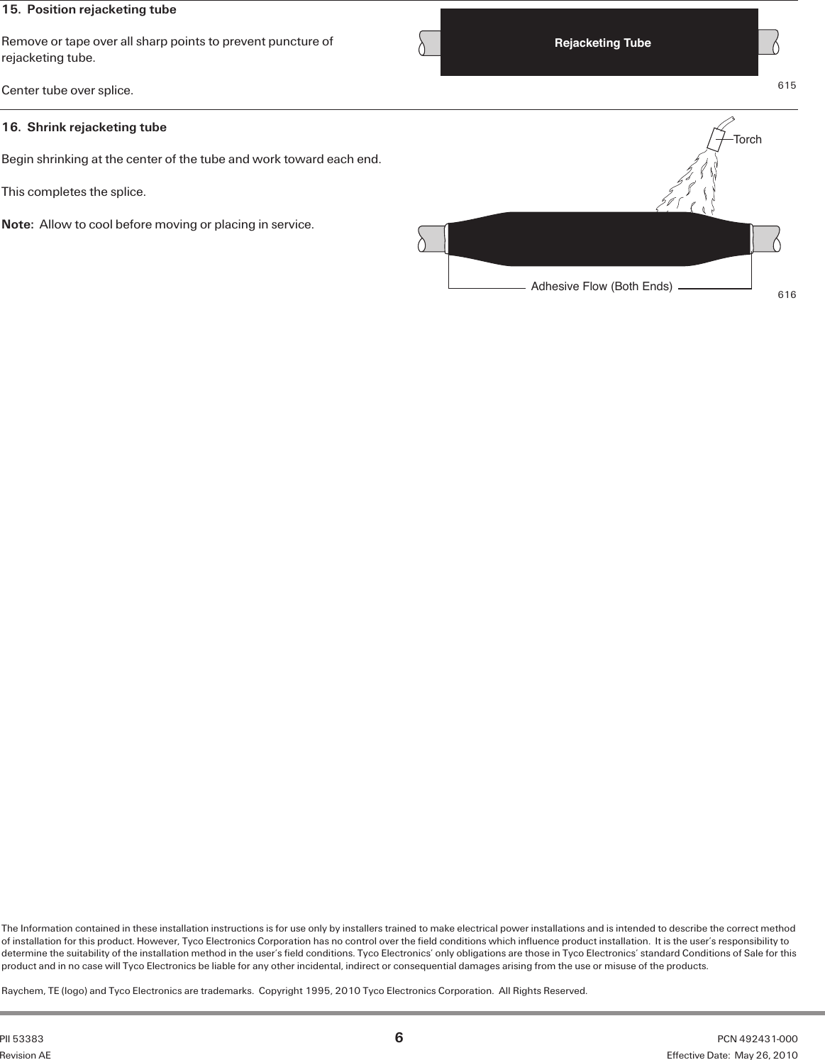 HVS 820S Installation Directions