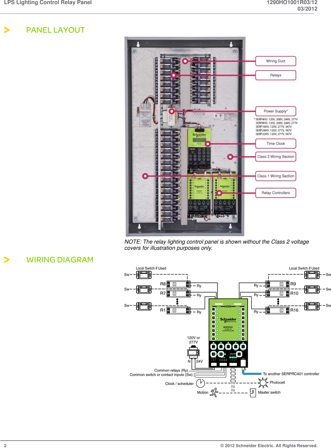 LPS Lighting Control Relay Panel Brochure