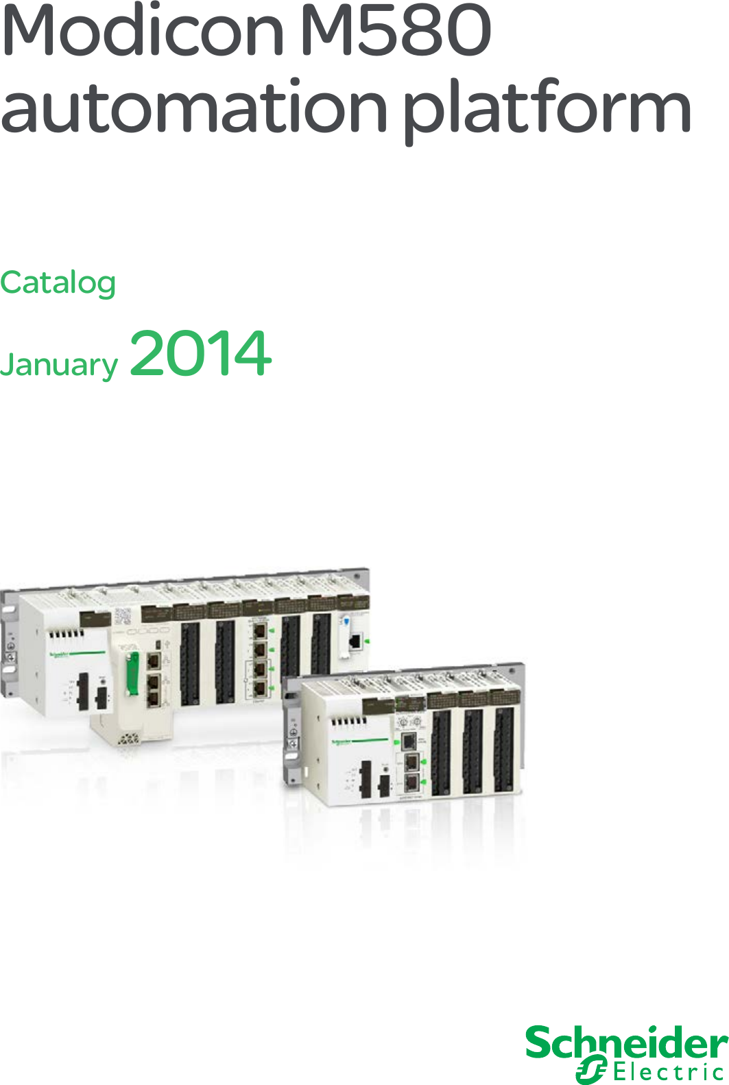 Modicon M580 Automation Platform 170522 Catalog