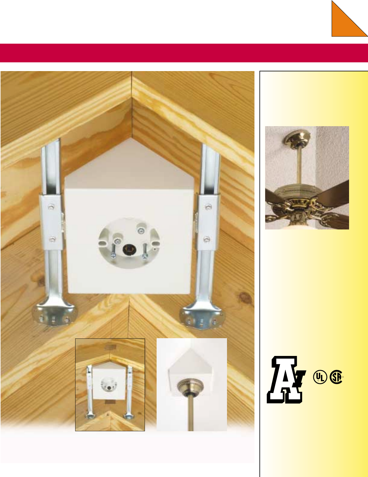 Arlington Fbx900 Cathedral Ceiling Fan Fixture Box | Shelly Lighting