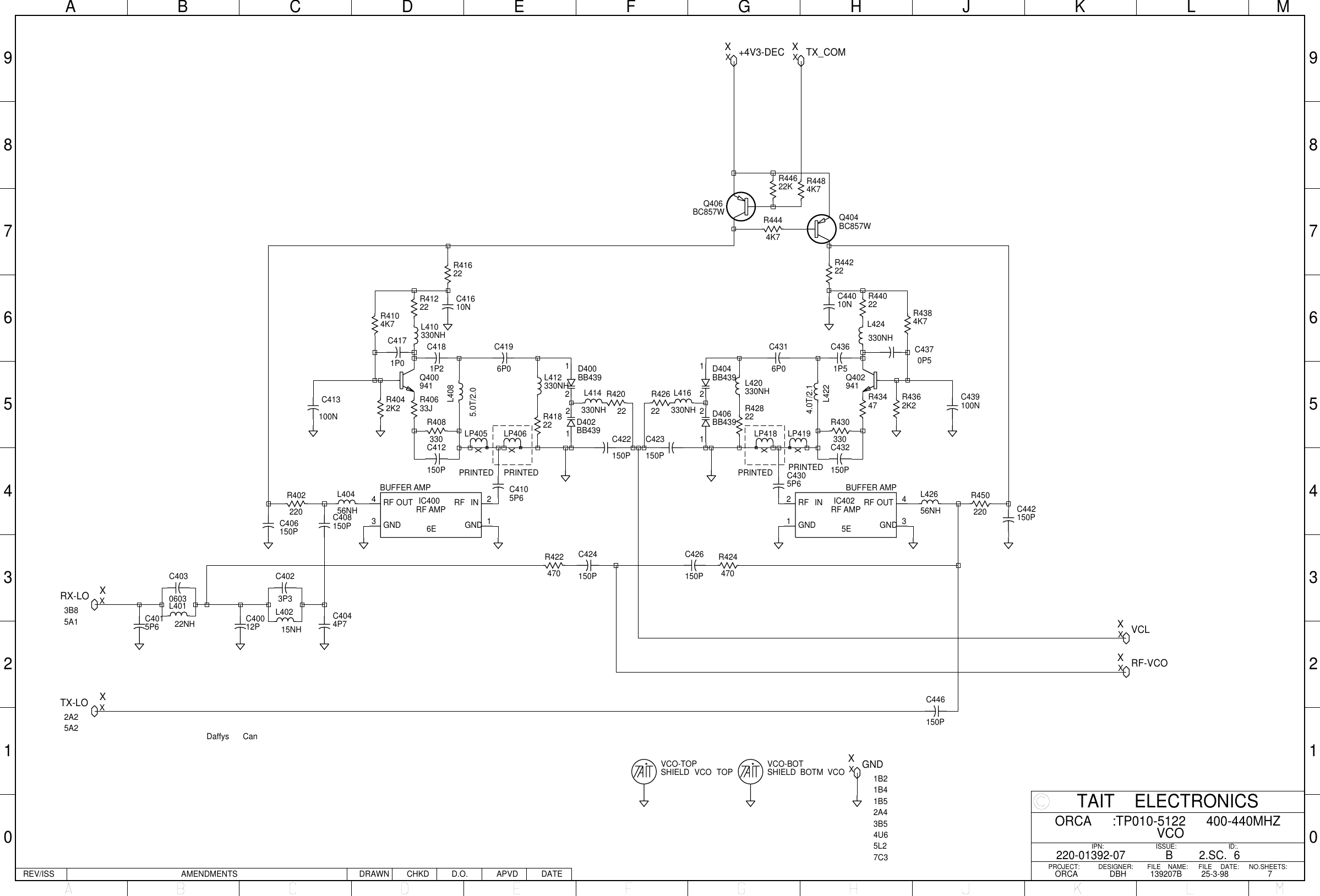 ORCA/ORCA CIRCUIT BOARDS/220 01392 07B_ORCA TP010 5122 400 470MHZ ...