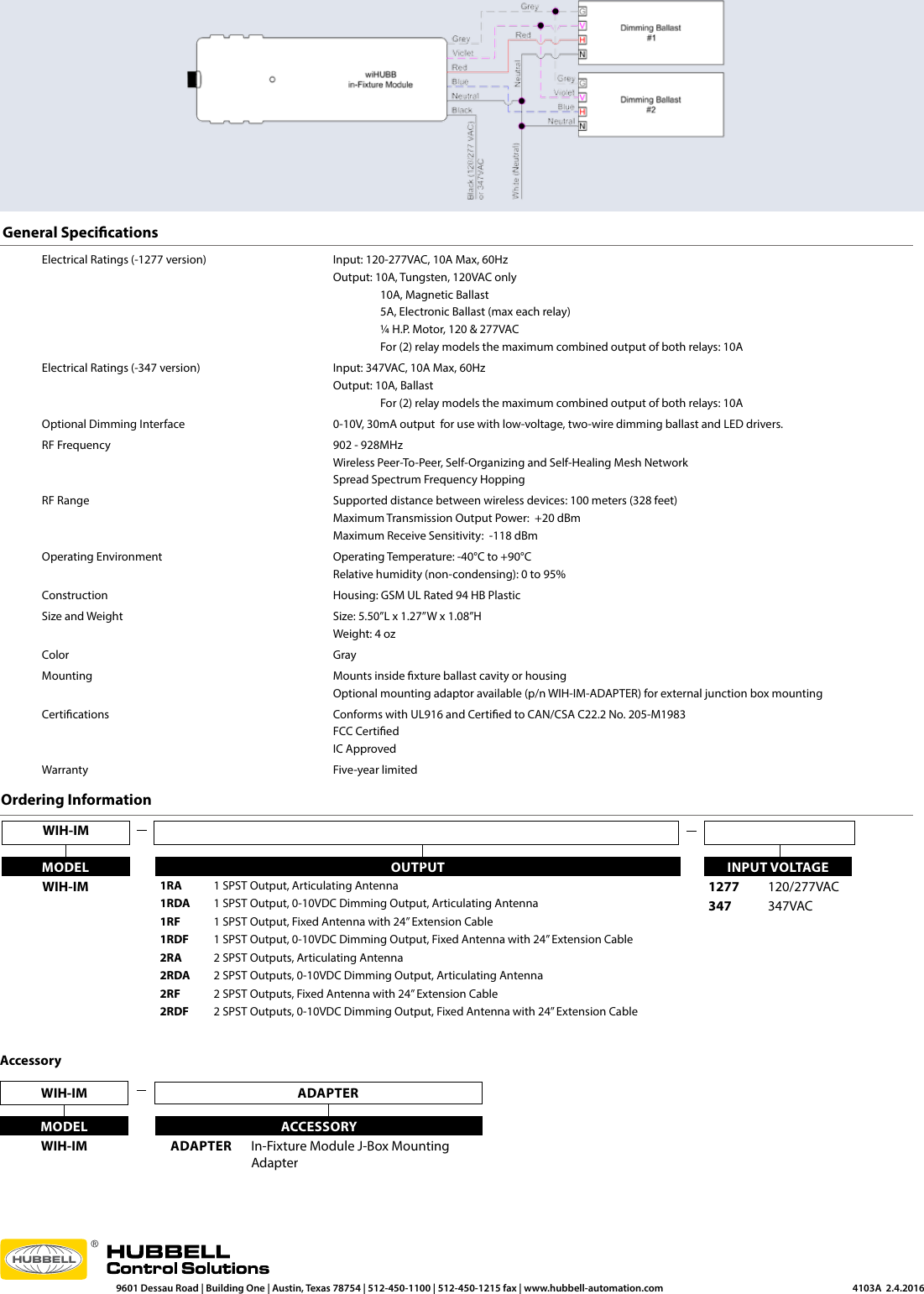 4103a Wihubb Ifm Cutsheet