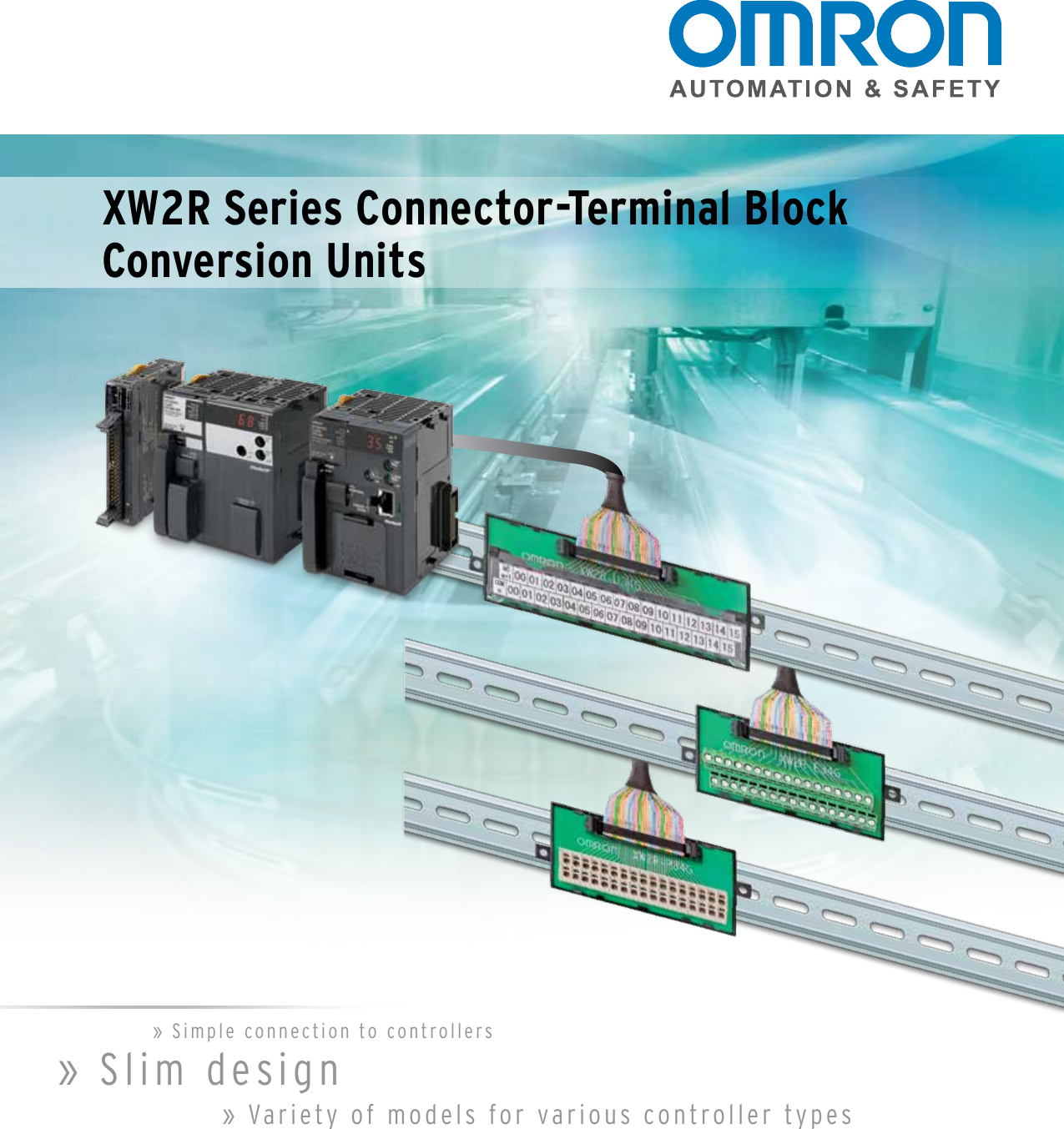 XW2R Series Connector Terminal Block Conversion Units Brochure