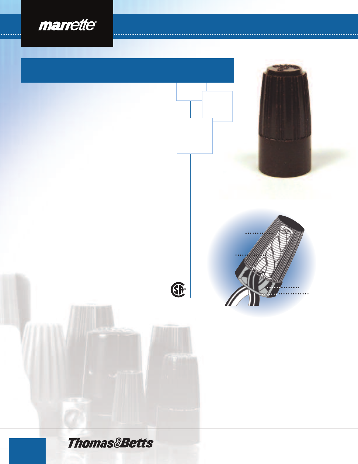 Marrette Wire Connectors 655382 Catalog